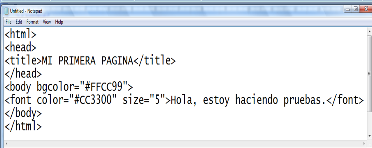 USO PEDAGÓGICO DE LAS TIC: Taller 1 - HTML