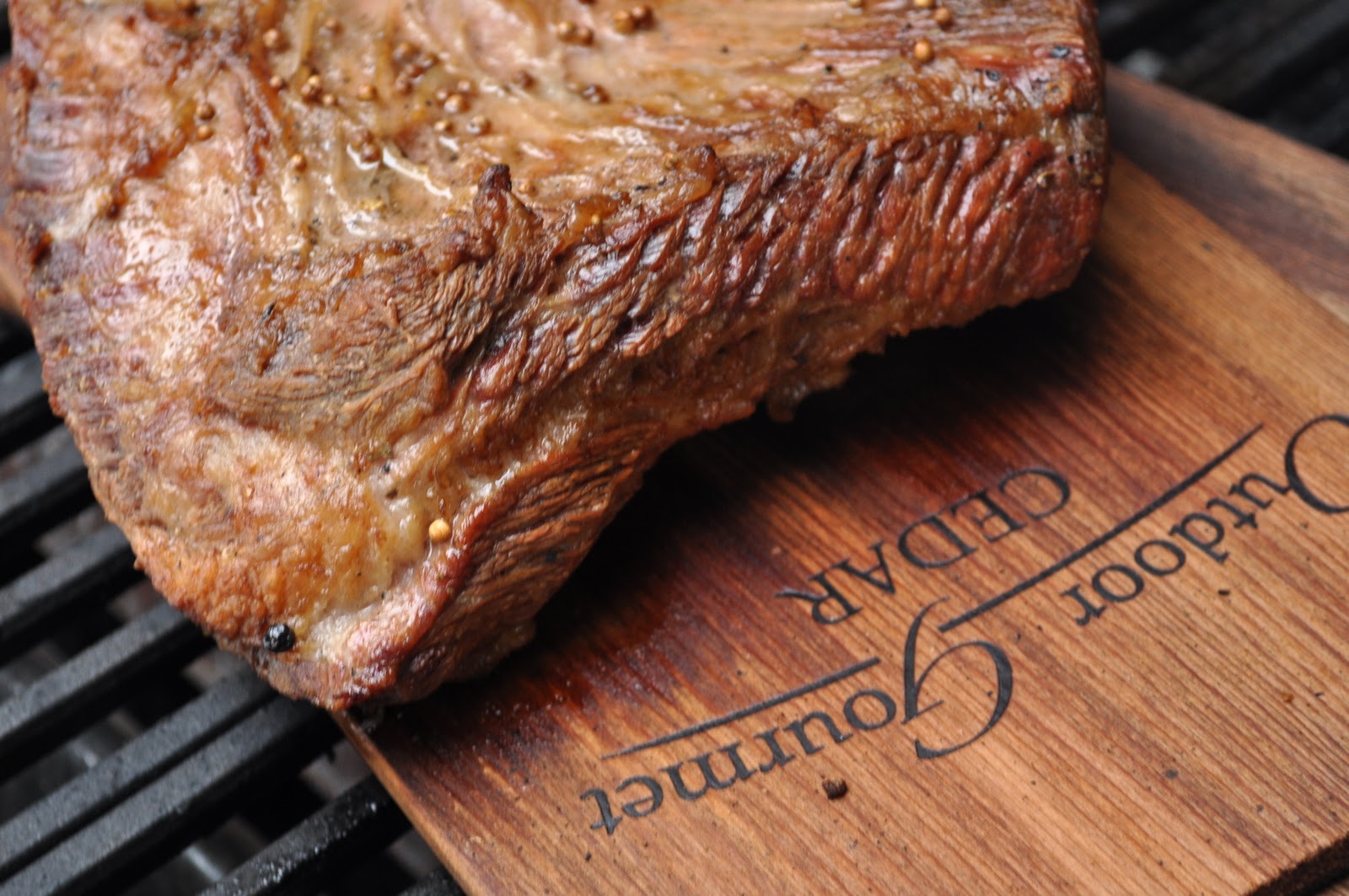 Outdoor Gourmet: Cedar Plank Finished Corned Beef