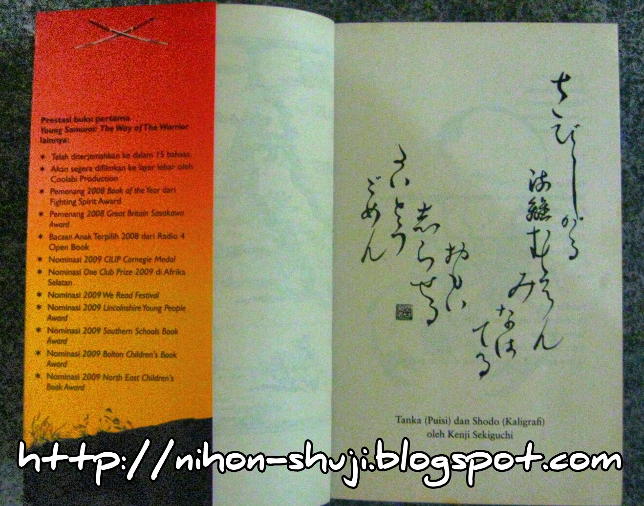 Nihon Shuji- Japanese Calligraphy: Novel