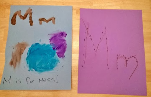 The cow jumping over the moon: Homemade Alphabet Book!