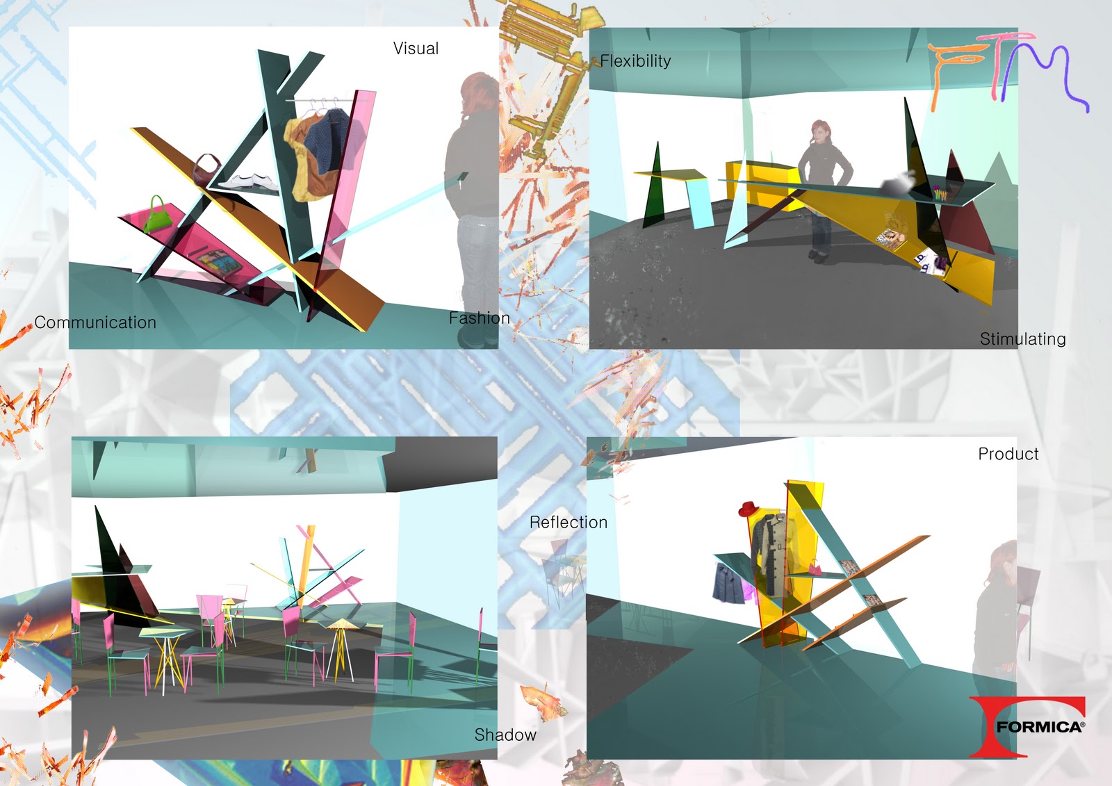 Christopher William Cook Design Portfolio: Fashion Museum x Formica