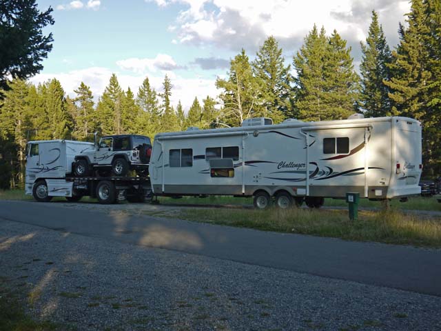 T-1550 on a double car trailer | Sunline Owners Club