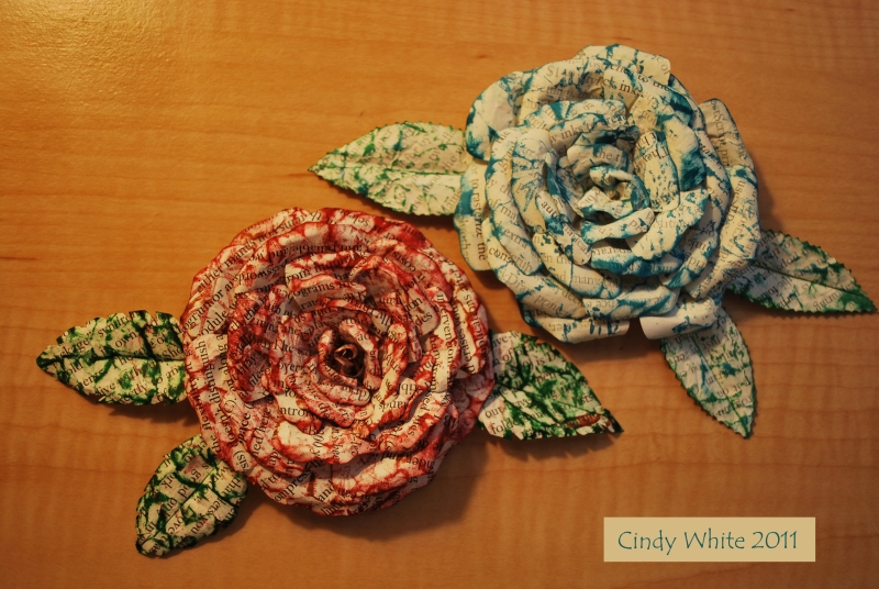 Paper Oasis: Paper Roses Picture Tutorial