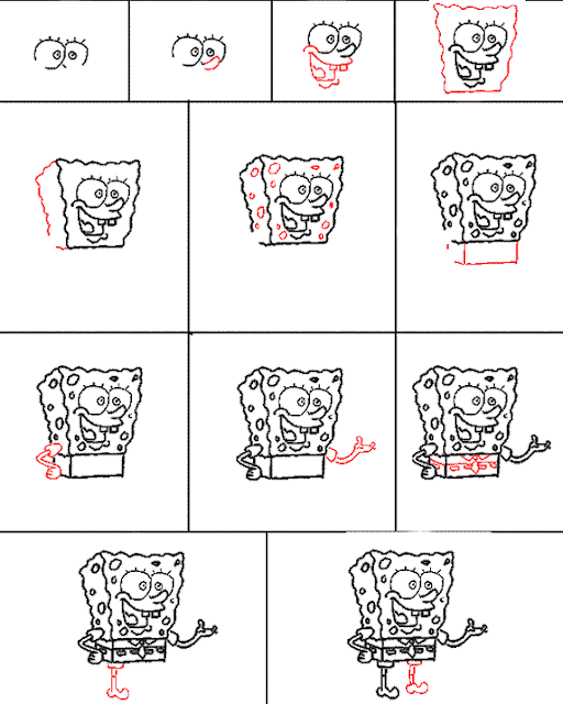 Coisas da Núbiia;): Como desenhar o Bob Esponja ;)⚔️ Descubra a emoção ... Coisas da Núbiia;): Como desenhar o Bob Esponja ;)⚔️ Descubra a emoção ...