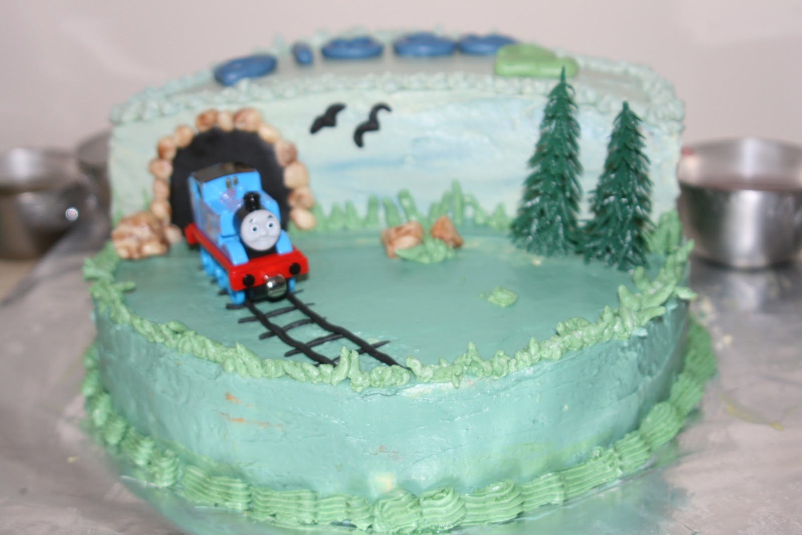 As delícias da Graça: Bolo do Comboio Thomas