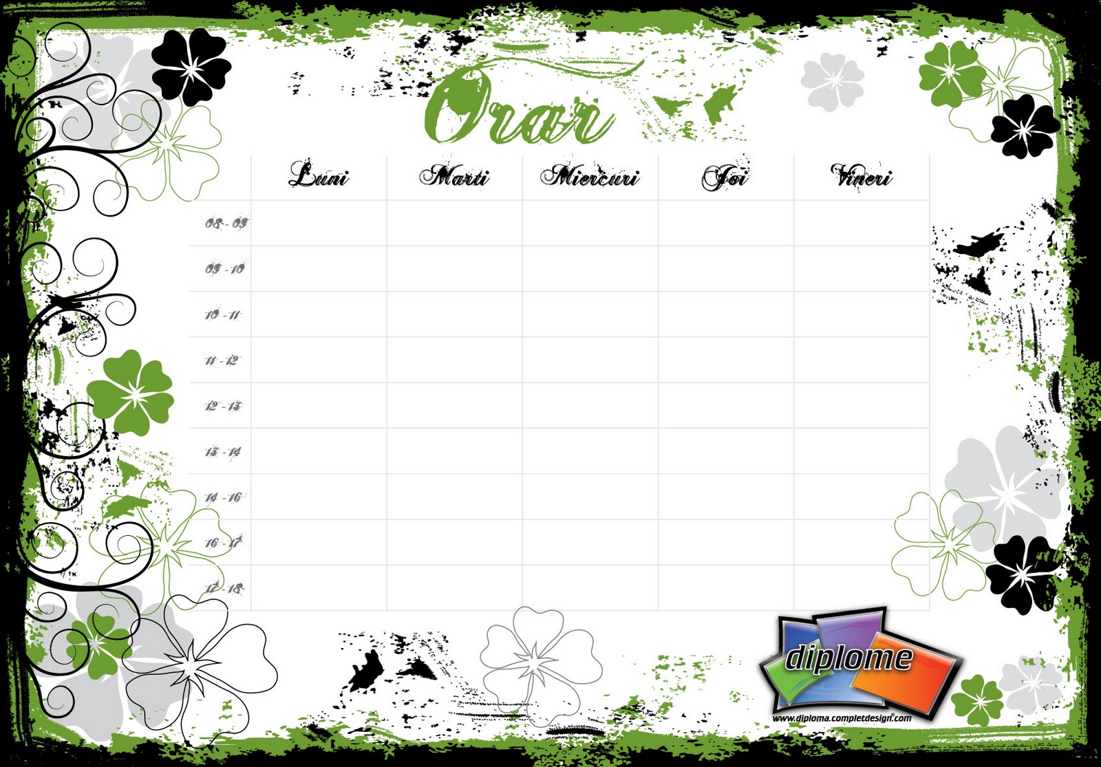 LUMEA MEA IMAGINARA: ORARE