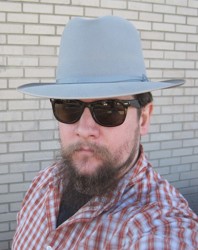 FS: Size 7 5/8 LO Blue/Grey Vintage Stetson 3x open road | The Fedora ...