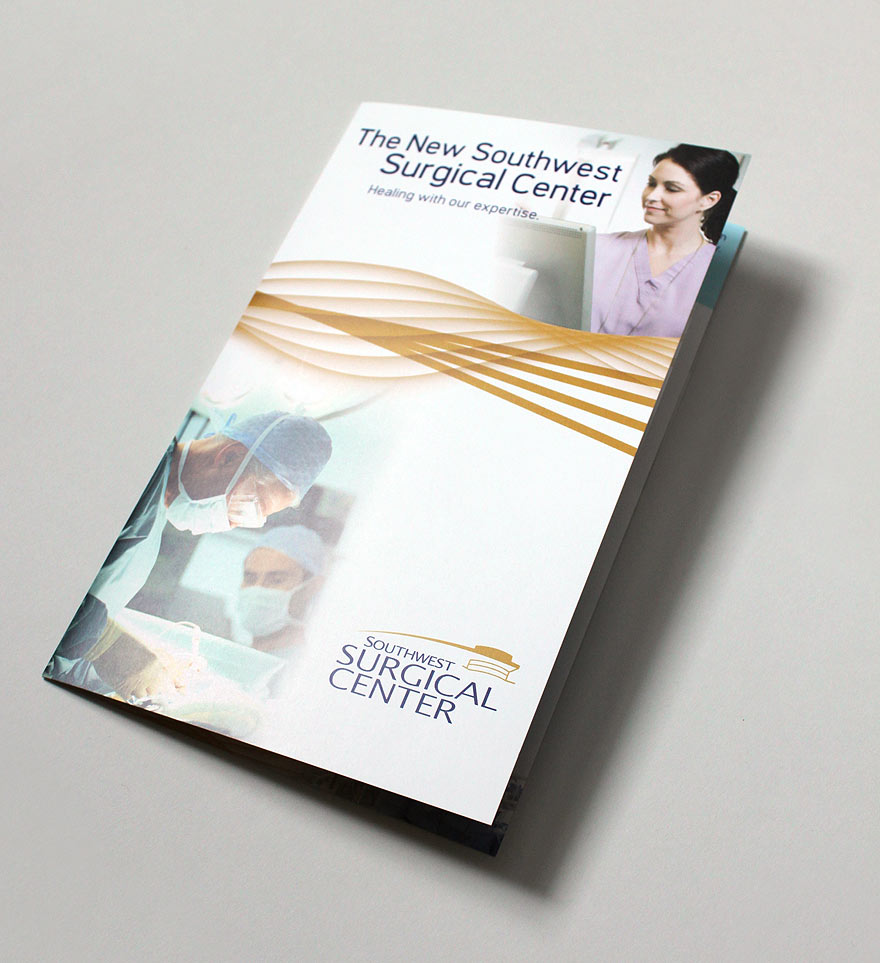 mark bolek | graphic designer portfolio: SURGICAL CENTER BROCHURE