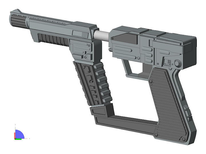 V Visitor Laser Gun Replica Prop - Idealized Version - Development ...
