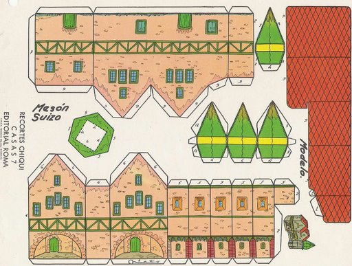 Casitas armables para maquetas - Imagui