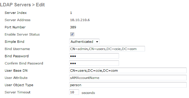 CCIE Wireless: LDAP Authenticated Bind