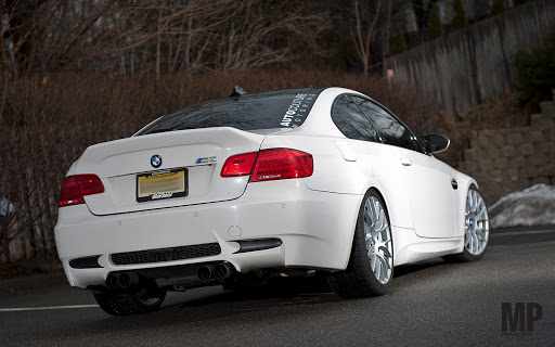 E46 M3 has a larger rear badge than E9X M3...