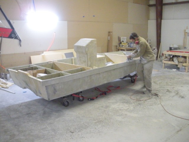 Custom Flats Boat Build: Spray Rail