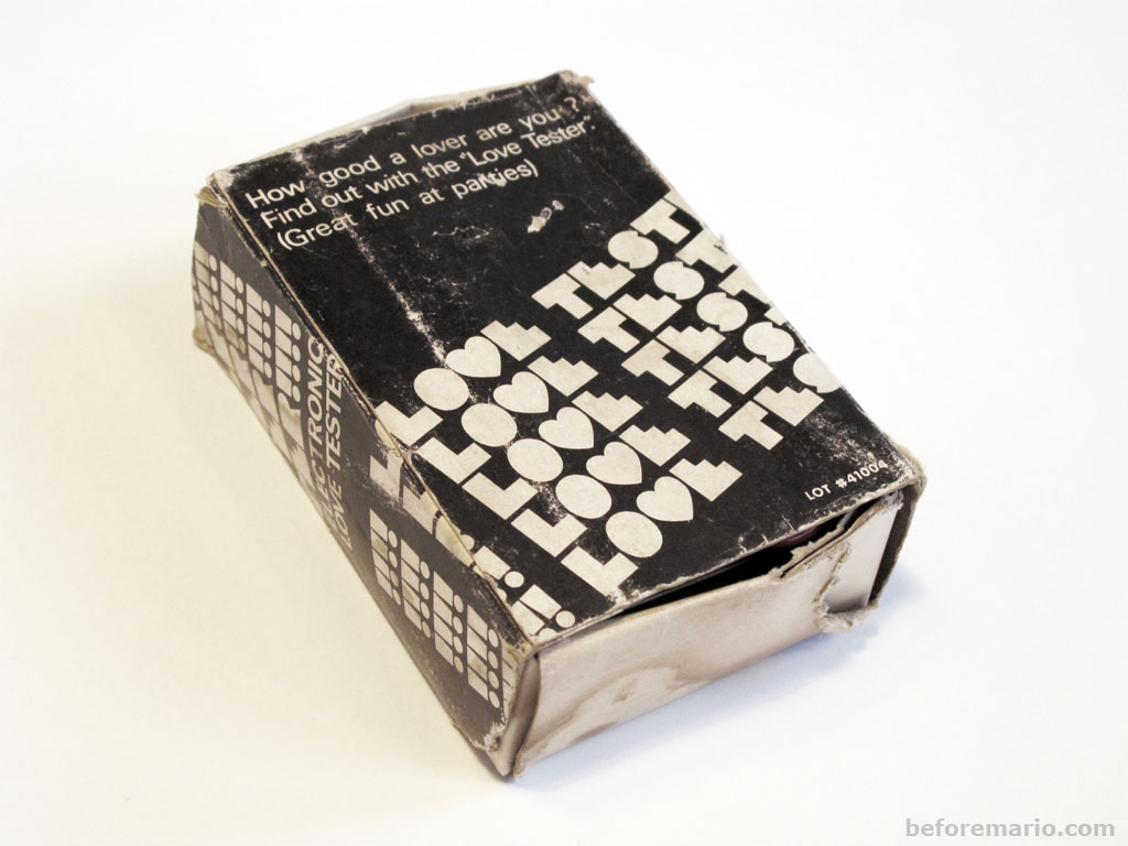 beforemario: Nintendo Love Tester (ラブテスター, 1969)