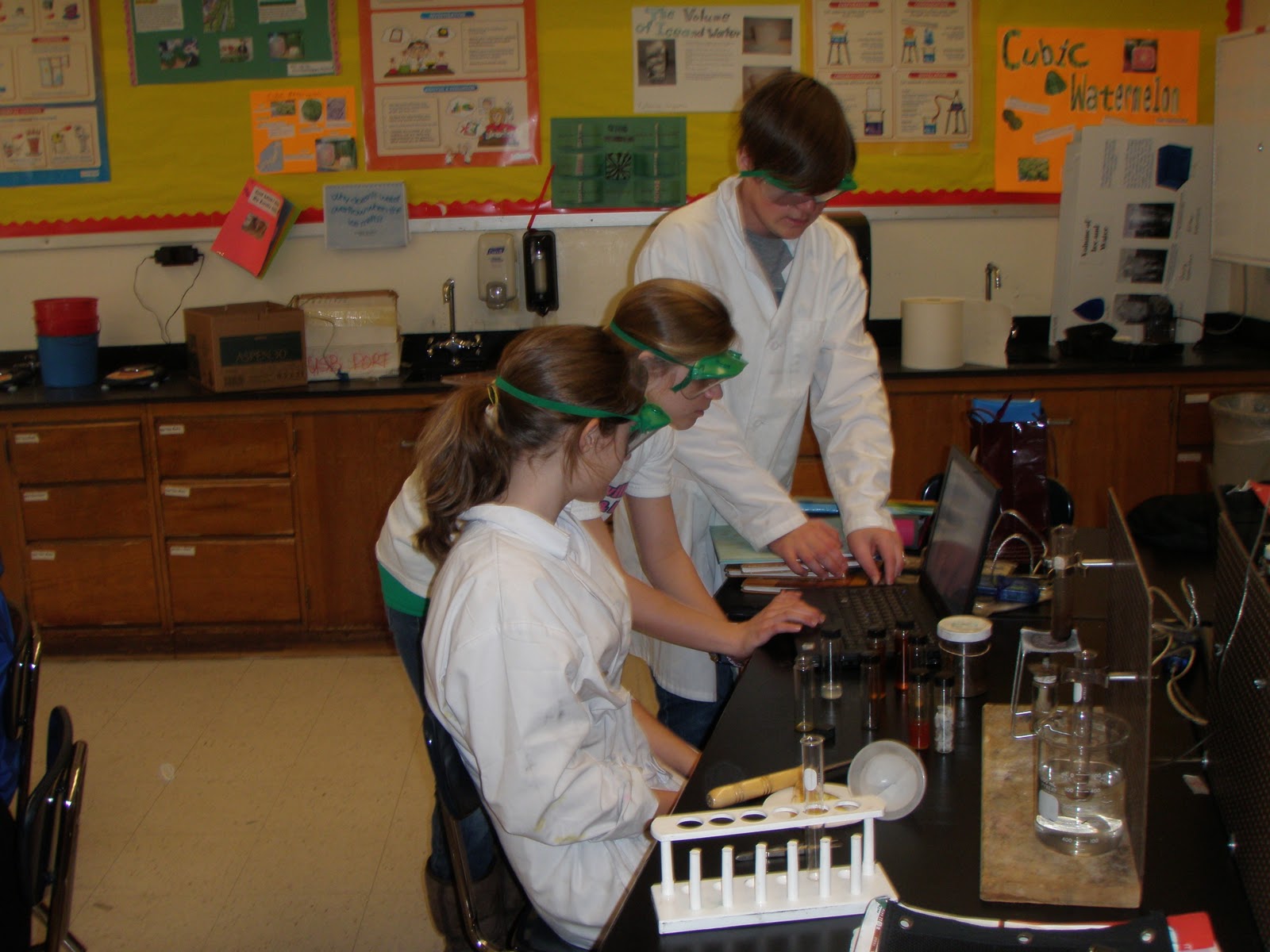 Bronxville Science Department: Grade 8 Science Classes "Sludge" Test
