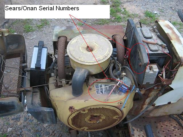 sears suburban wuestion and onan identification | My Tractor Forum