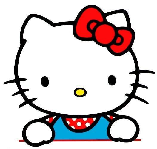 Hello Kitty silueta - Imagui