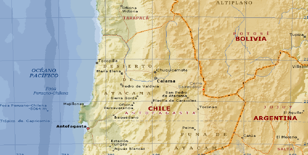 Calama Chile Mapa