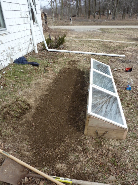 the common milkweed: Cold frame from salvaged windows and lumber