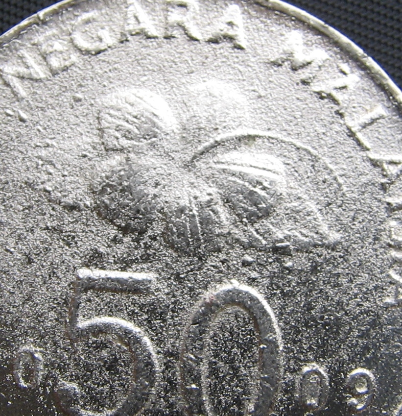 MALAYSIA COUNTERFEIT COINS:MALAYSIA -50 CENTS BUNGA RAYA SERIES ...