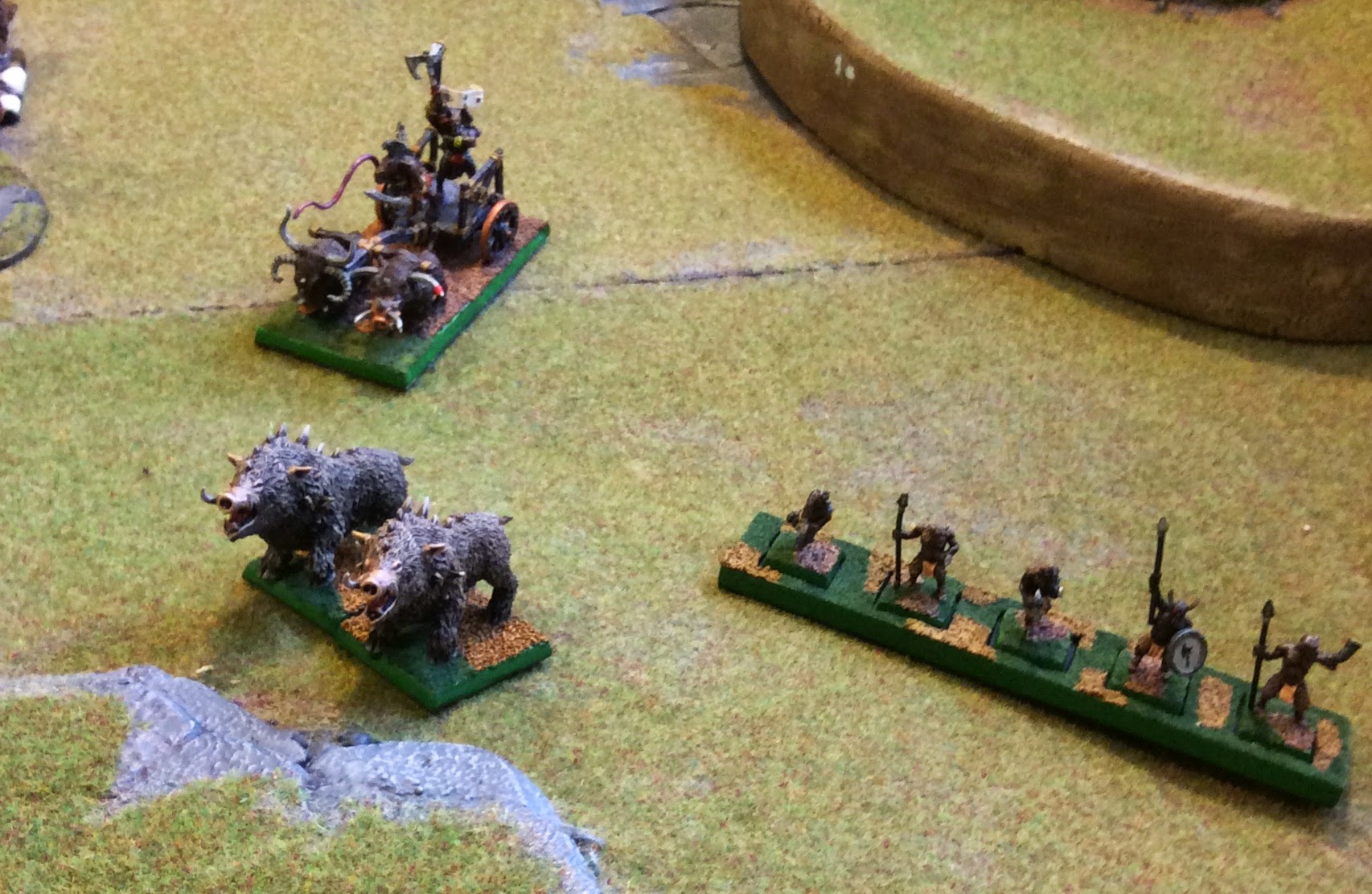 Fields of Blood: Battle Report - Ogres vs. Beastmen