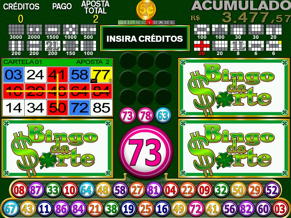 BINGO BRASIL: JOGOS BINGO CARTELAS
