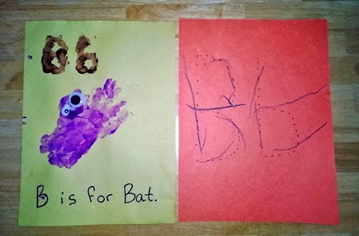 The cow jumping over the moon: Homemade Alphabet Book!