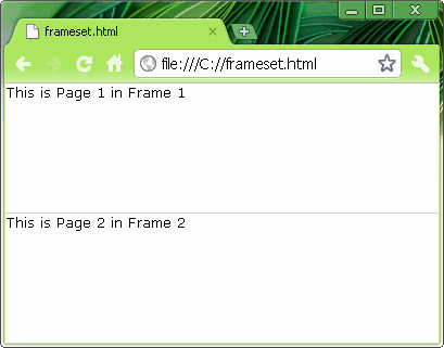 My HTML Way...: Frames in HTML