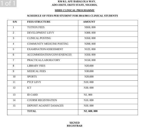 ABUAD Becomes Most Expensive University In Nigeria As She Releases New abuad-becomes-most-expensive-university-in-nigeria-as-she-releases-new