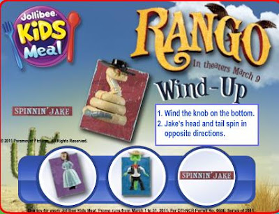 a day in a zoider's world: rango - jollibee kids meal