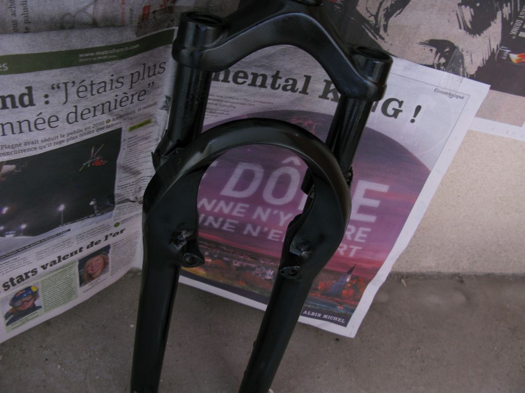 Rockrider 5sp : de la genèse au test: La fourche II : le retour de la ...