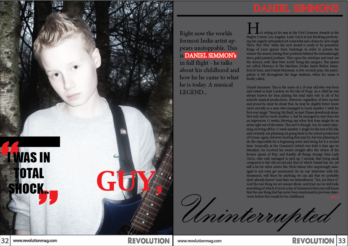 Harry Luke Mulvany's AS Coursework