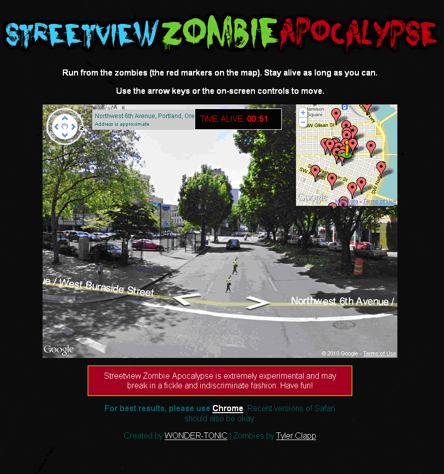 Blue Sky GIS: Maps in comics: Google zombie apocalypse