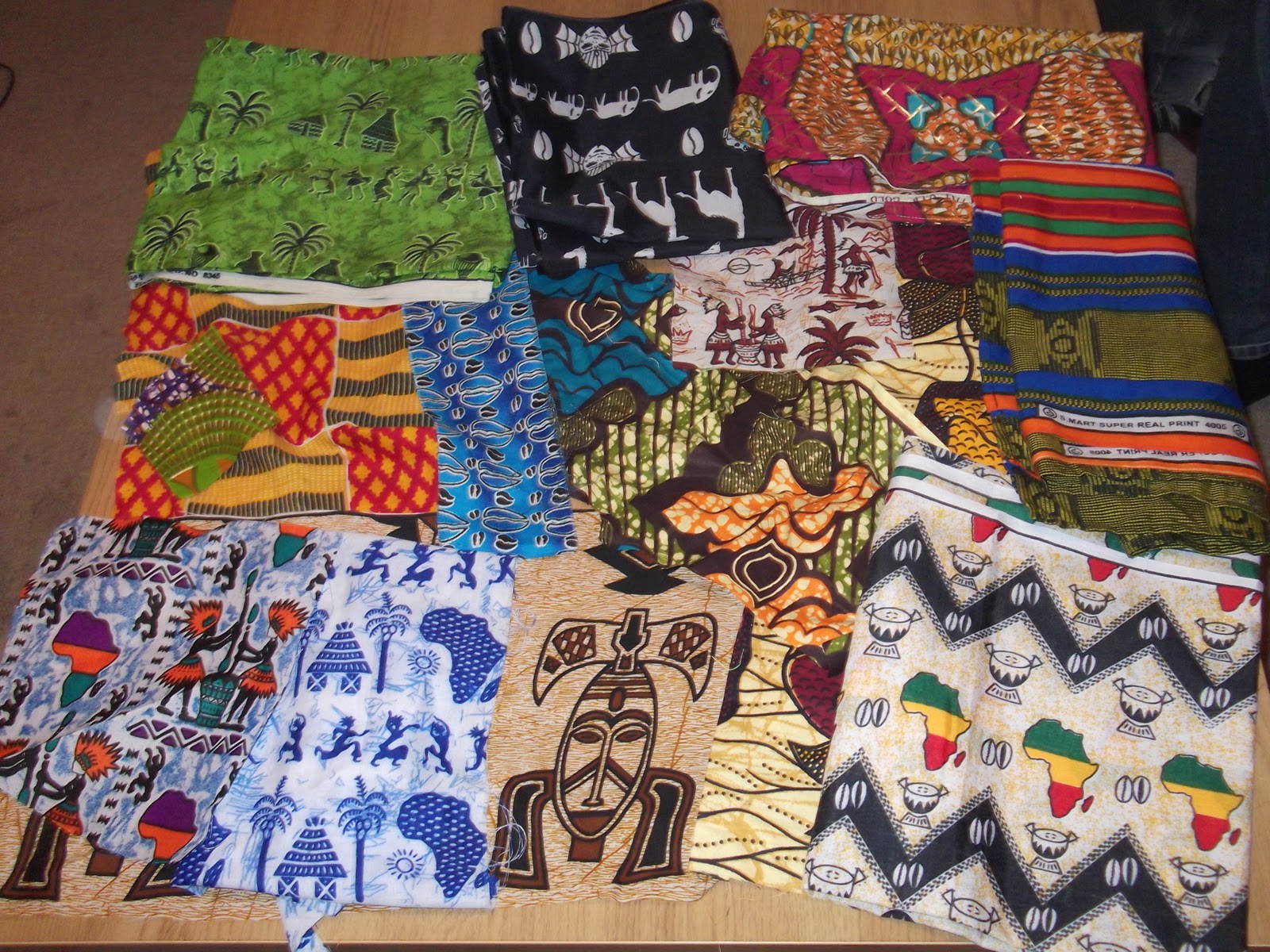 African Culture Patchwork Quilt Project