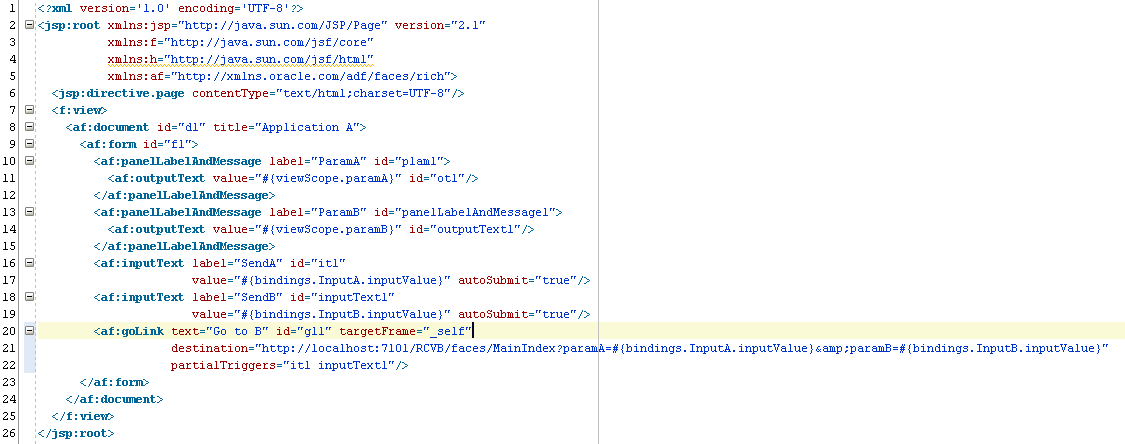Marvin's ADF Blog: Passing URL Parameters Between Two (2) ADF Applications Marvin's ADF Blog: Passing URL Parameters Between Two (2) ADF Applications