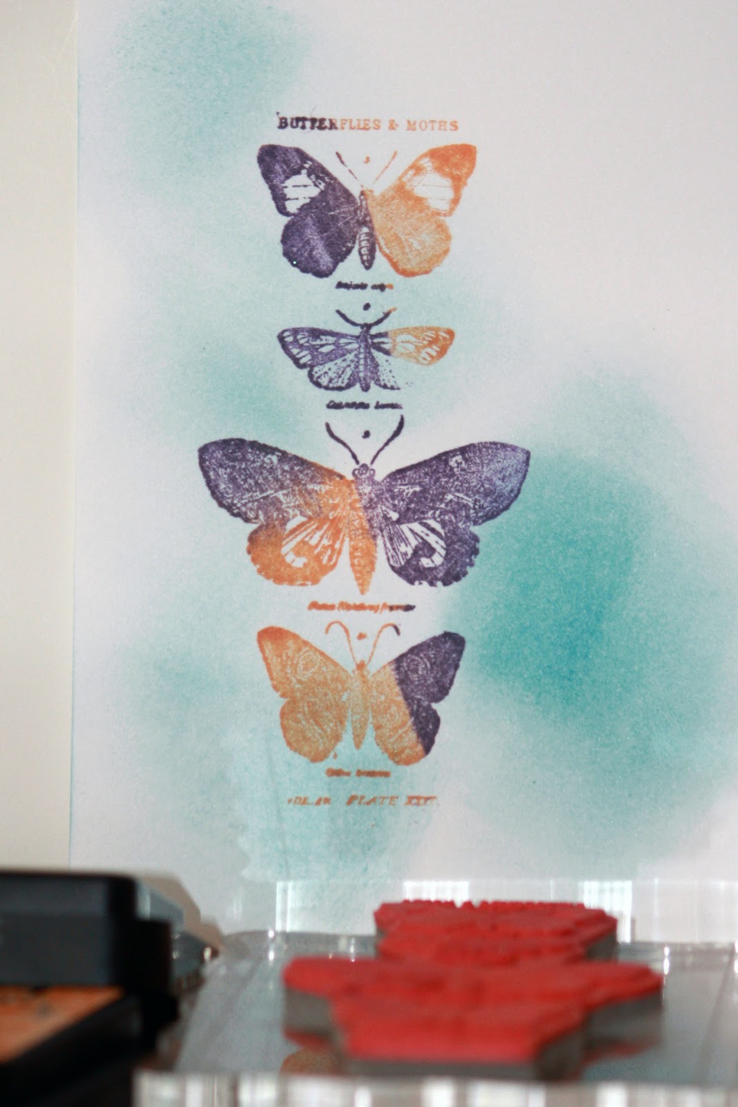 A random on purpose life: Emerging Color Resist Technique Tutorial