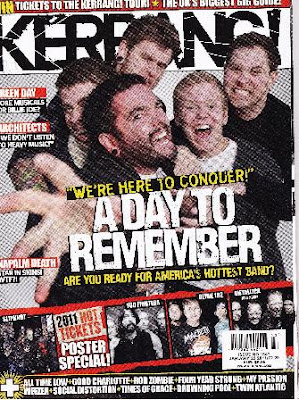 L1A Leanne Barry: Kerrang! Front Cover Analysis