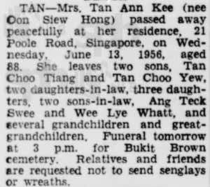 Tan Ann Kee And Oon Siew Hong