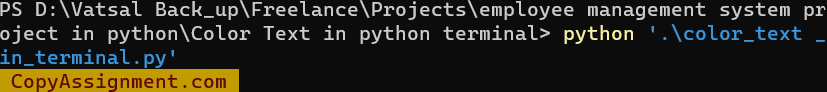 Print Colored Text Output In Python - CopyAssignment Print Colored Text Output In Python - CopyAssignment
