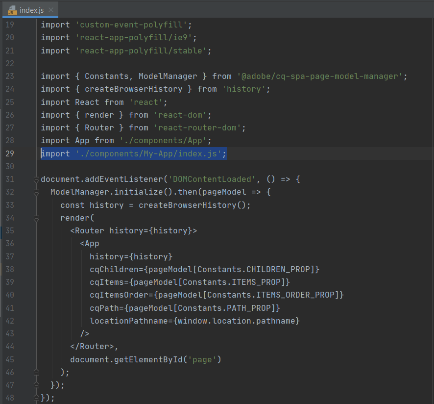 Use of Import-component.js in React with AEM - AEM Blog | Lhotse ... Use of Import-component.js in React with AEM - AEM Blog | Lhotse ...