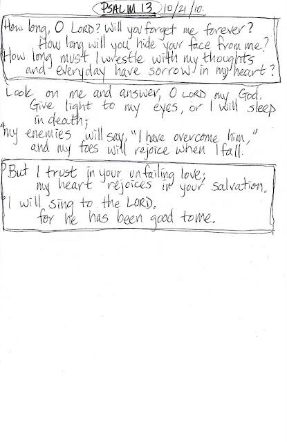 Journey through Psalms...An Addict's View: Psalm 13 (KJV) - How long ...