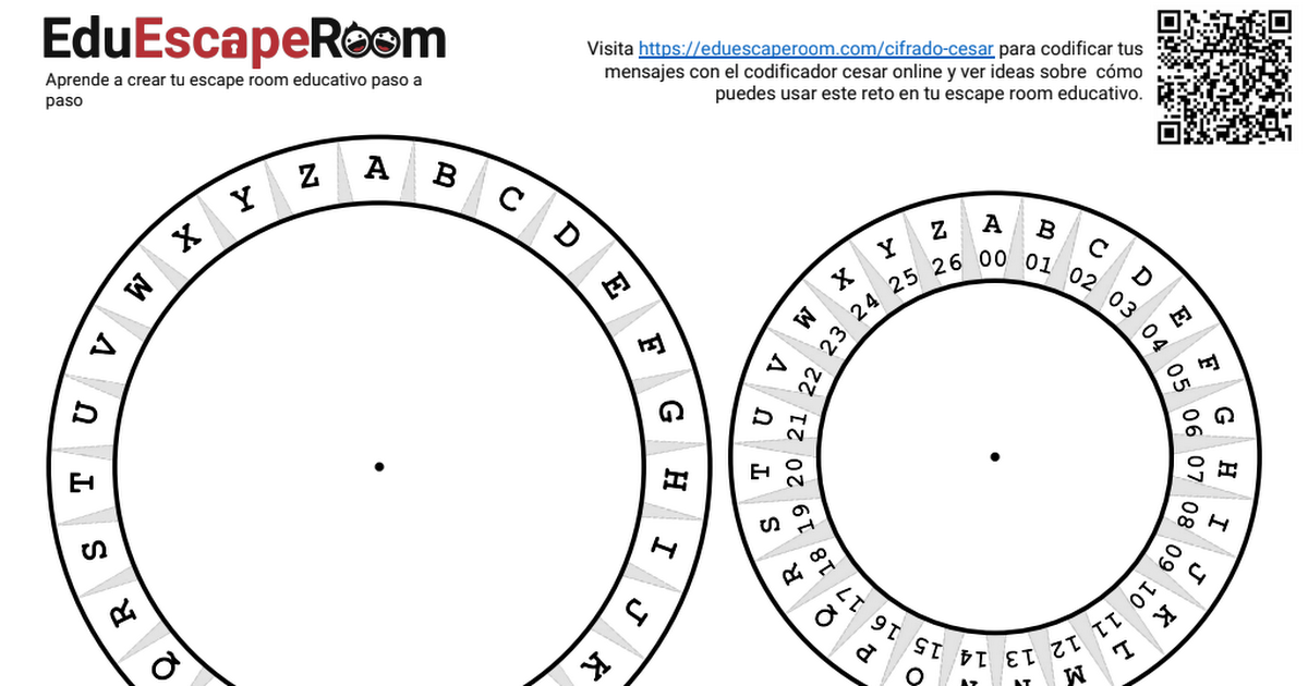 Plantilla discos cifrado cesar EduEscapeRoom.pptx - Google Drive Plantilla discos cifrado cesar EduEscapeRoom.pptx - Google Drive