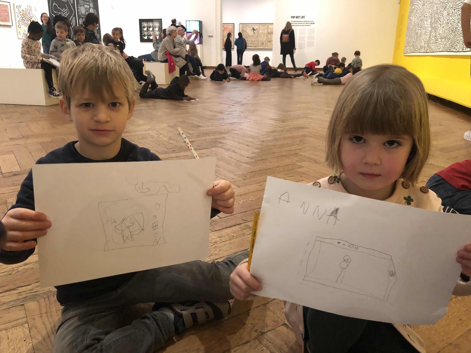 Derde kleuterklas juf Kelly : Keith Haring