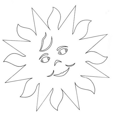 Moldes de sol - Imagui