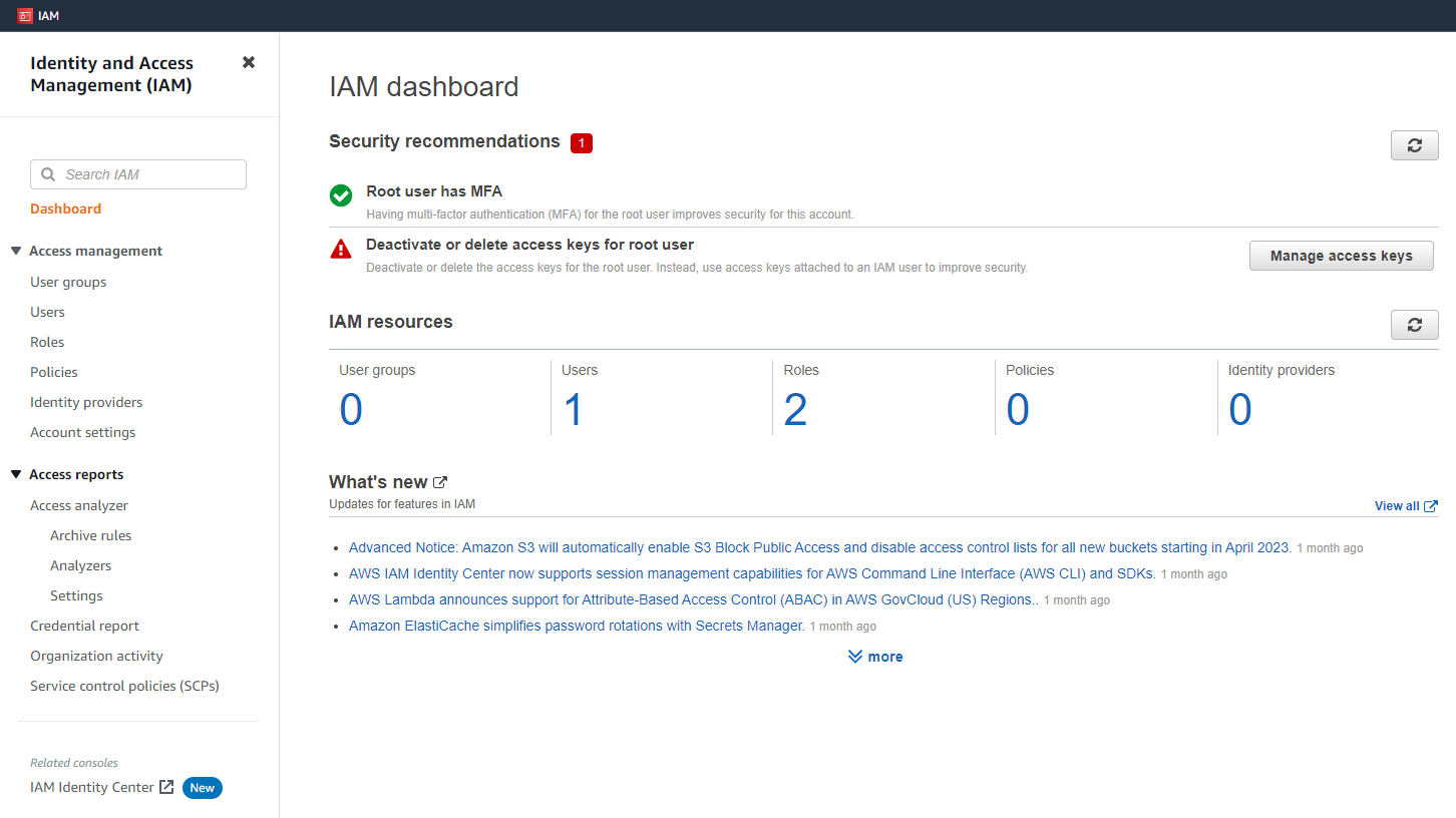 Creating AWS IAM (Identity Access Management) Account Creating AWS IAM (Identity Access Management) Account