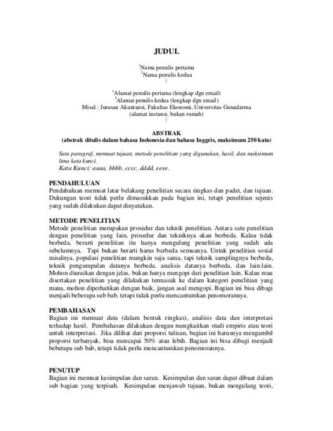 Contoh Penulisan Jurnal Skripsi Yang Benar - Riset Contoh Penulisan Jurnal Skripsi Yang Benar - Riset