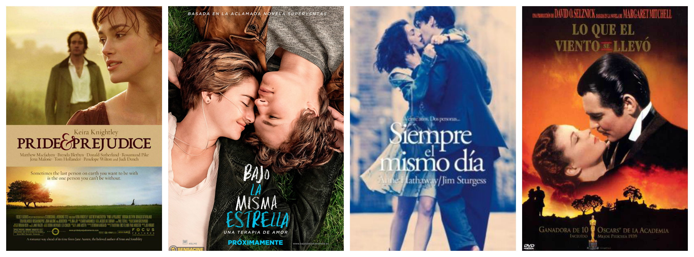 12 Películas Romanticas Basadas En Libros Para Ver En San Valentin