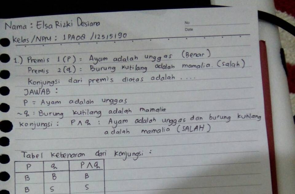 Contoh Soal Logika Matematika Tabel Kebenaran - Riset Contoh Soal Logika Matematika Tabel Kebenaran - Riset