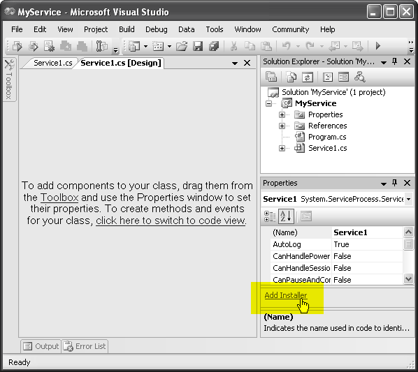 Mongol IT: Create Windows Service in Visual Studio C# Mongol IT: Create Windows Service in Visual Studio C#